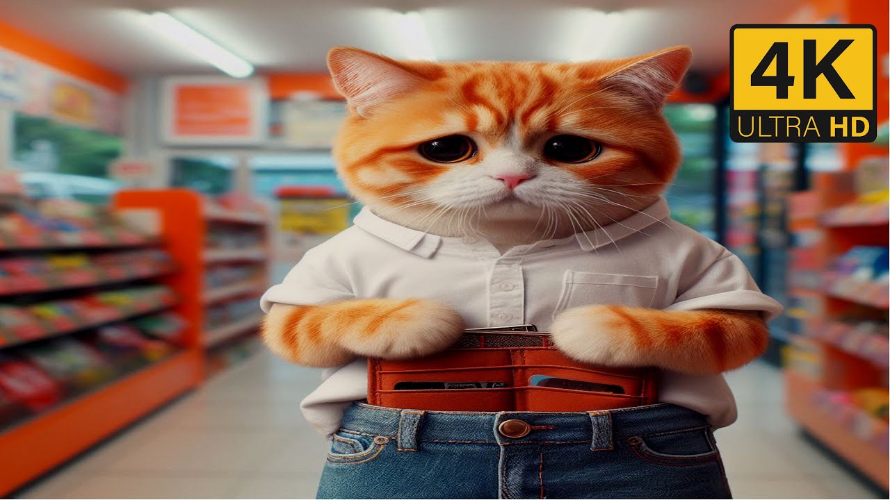 Poor Cat Hungry | 4K 60fps HDR (ULTRA HD) #cat #cute #kitten #catlovers ...