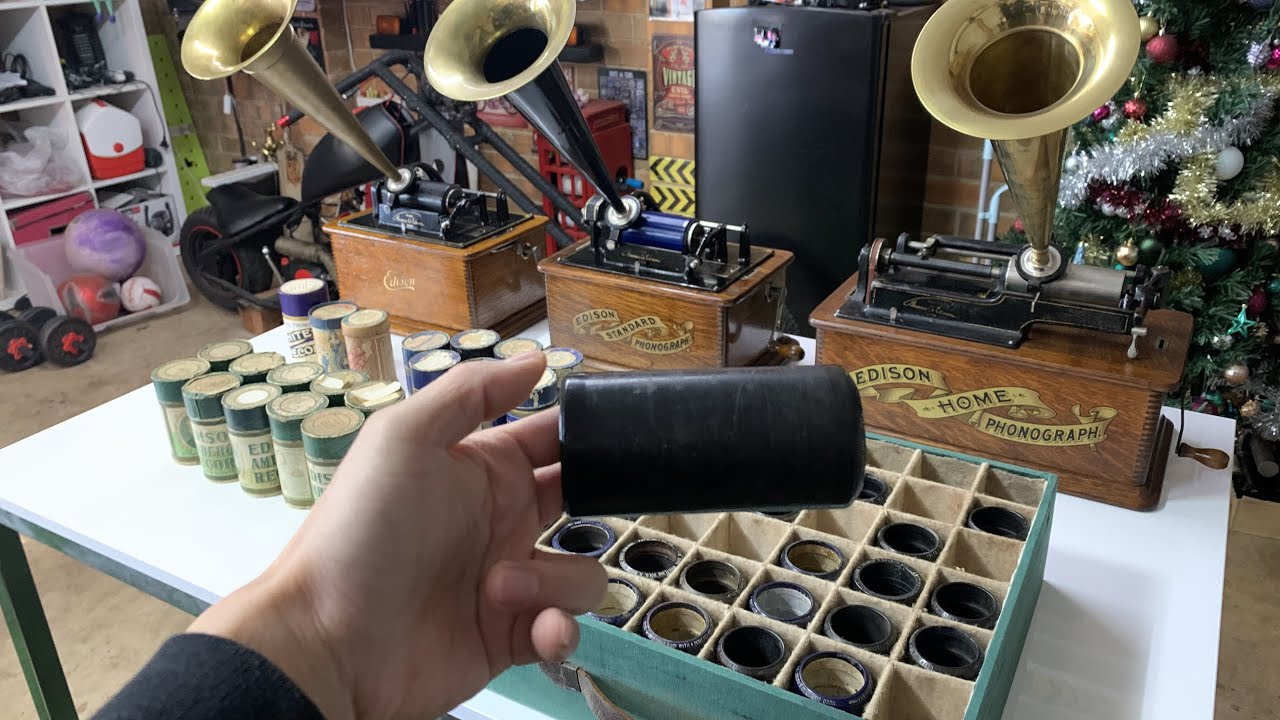 How the cylinder phonograph work and what happen when you drop the wax ...