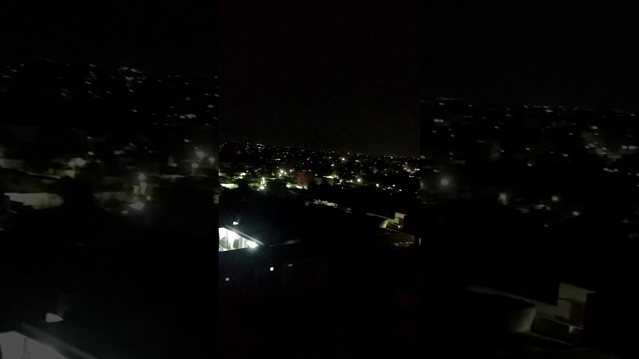 Night view of Hyderabad - YouTube