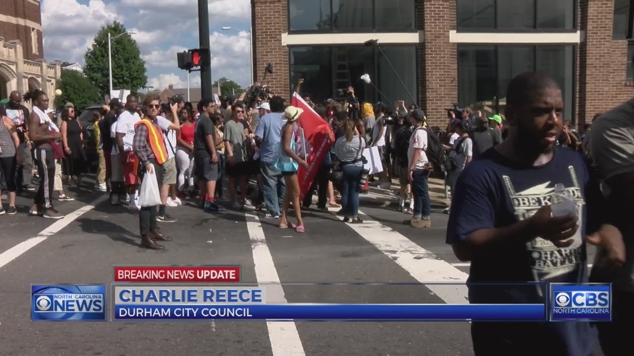 1 charged as Durham police in riot gear clear streets of protesters ...