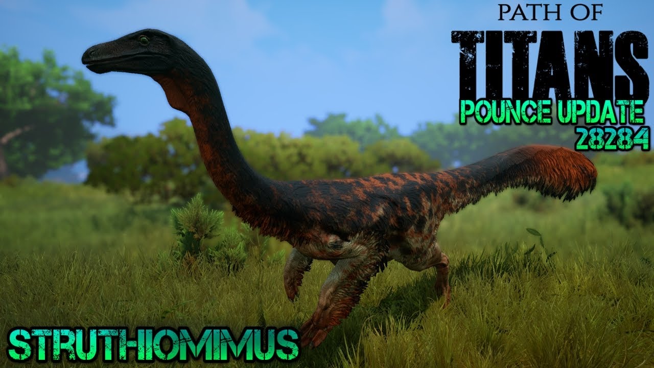 Struthi Abilities - Pounce Update: 28284 - Path of Titans - YouTube
