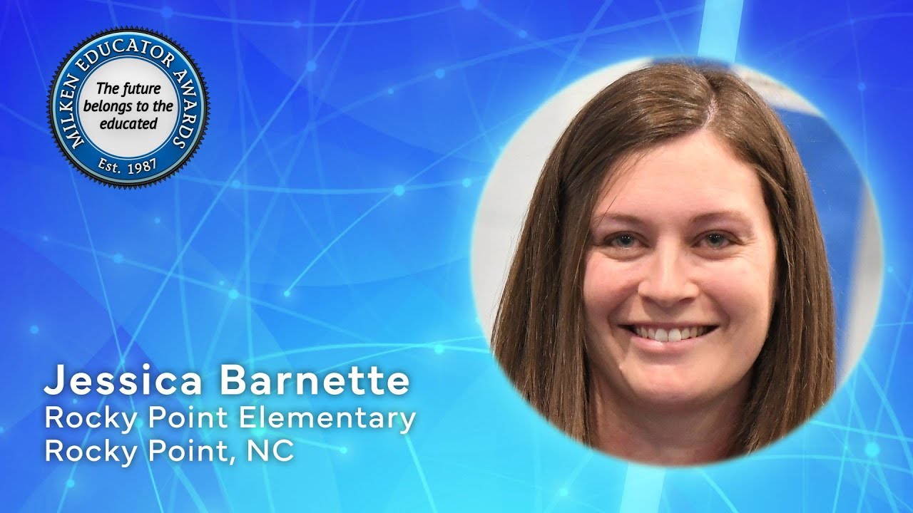 Jessica Barnette Makes Milken Award History in North Carolina's Pender ...