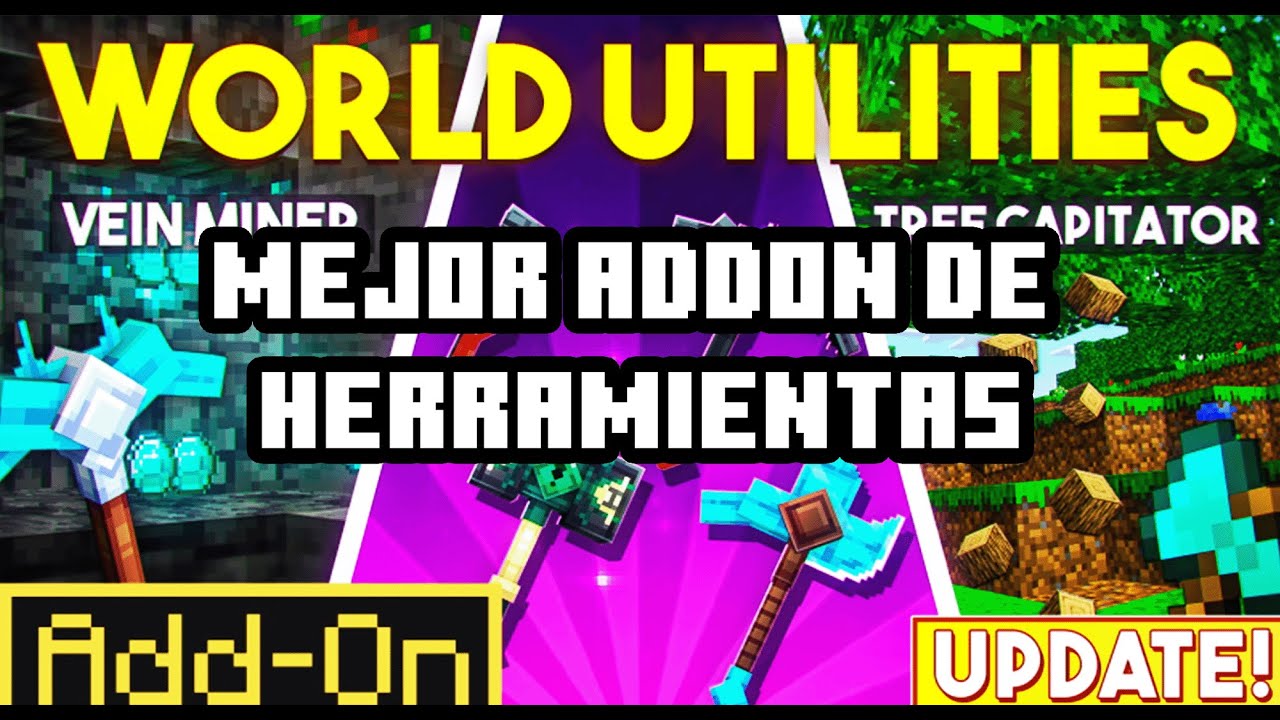 EL MEJOR ADDON DE HERRAMIENTAS: De Minecraft Marketplace 'World Utilities'!!!!!! - YouTube
