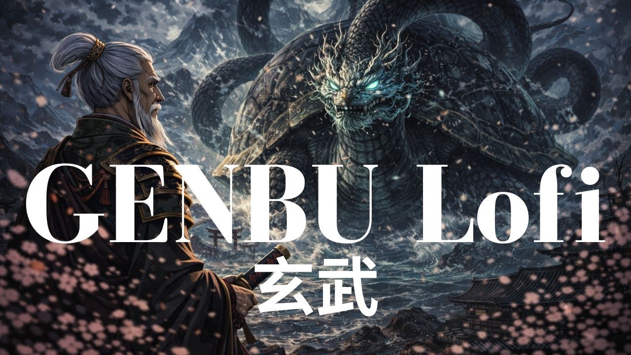 Genbu Spirit Lofi 🐢Japanese Myth Study Music - YouTube