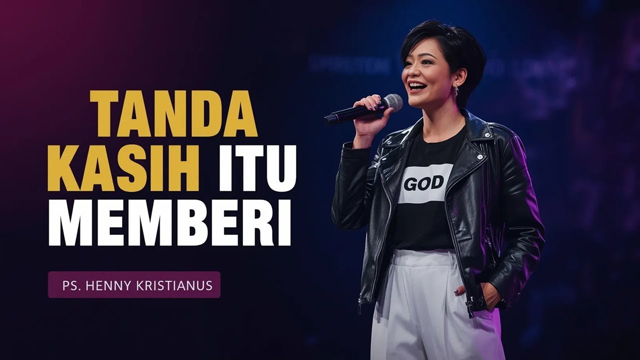 TANDA KASIH ITU MEMBERI - PS. HENNY KRISTIANUS - YouTube