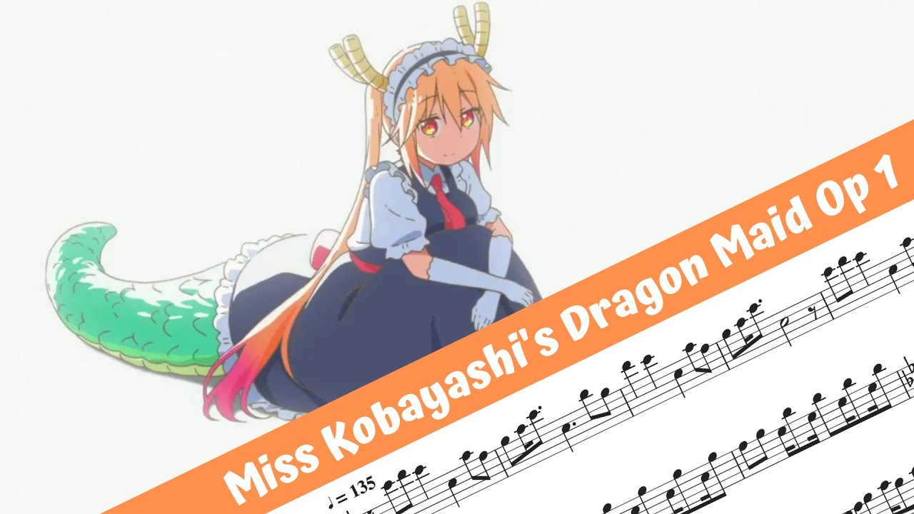 Miss Kobayashi's Dragon Maid Opening 1 (Flute) - YouTube