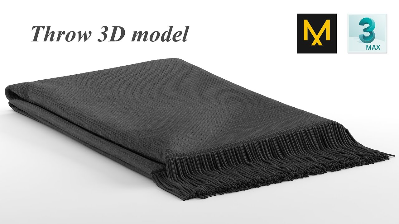 Throw 3D model_Marvelous designer and 3Dsmax (skin wrap and morph ...