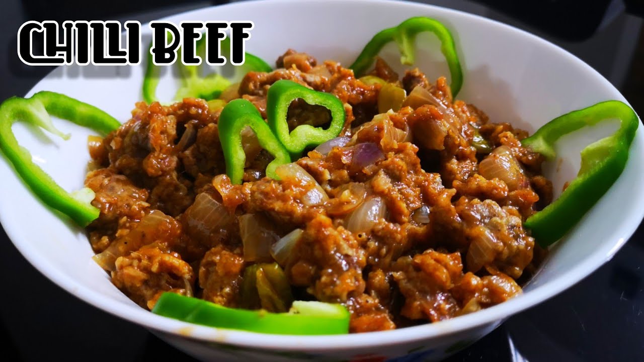 Chilli beef || Beef recipe || ചില്ലി ബീഫ് || Chilli beef with gravy ...