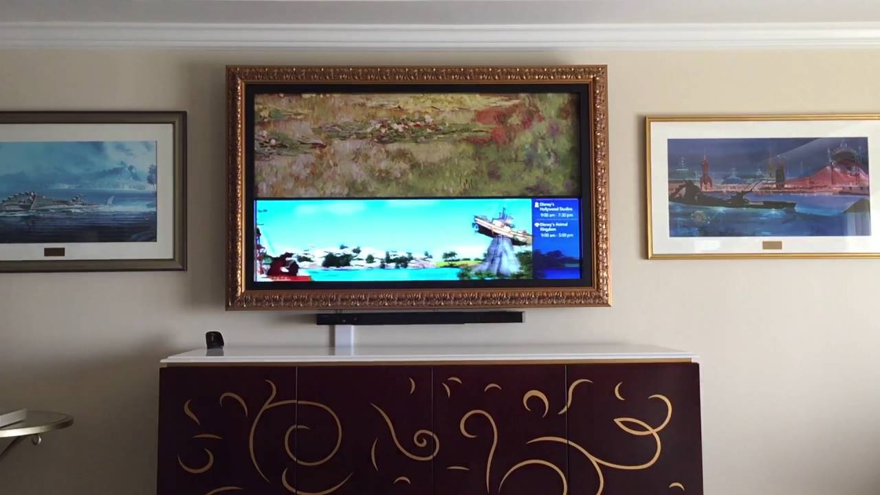 Grand Floridian - Walt Disney Suite - "Hideaway" Living Room TV - 2015 ...