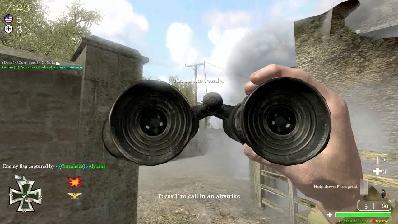 Call of Duty 2 capture the flag Burgundy - YouTube
