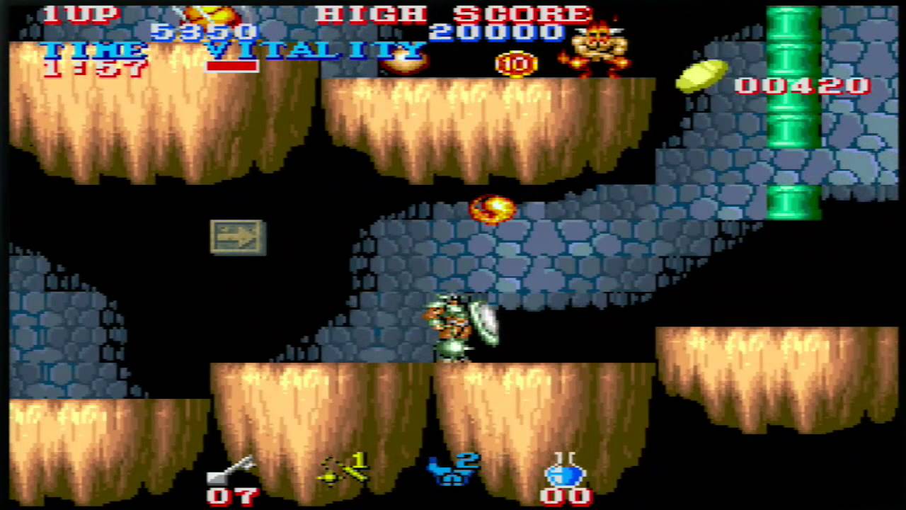 | BLACK TIGER | CAPCOM Arcade Cabinet | primer contacto | Gameplay en ...