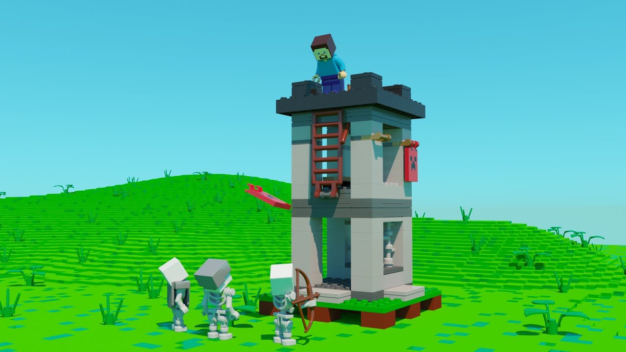 LEGO MINECRAFT The Fortress Part 1 - YouTube