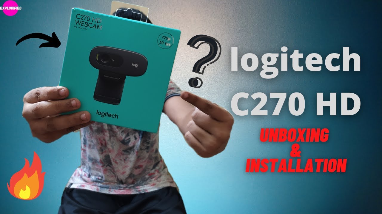 Best webcam under 2k | logitech C270 HD webcam 🤩 | Unboxing ...