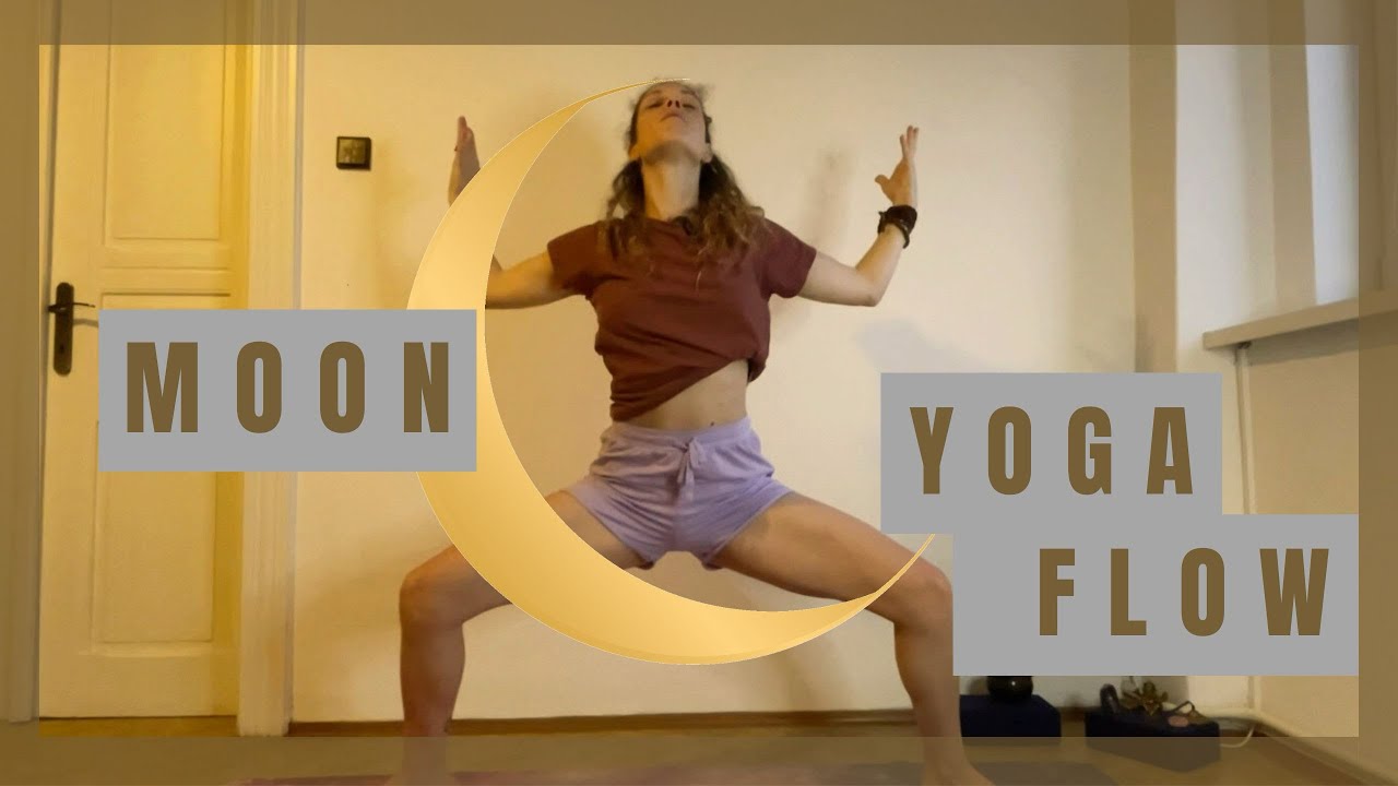 Moon Yoga Flow -⎟Close Your Day Feel The Peace + Sound Healing - YouTube