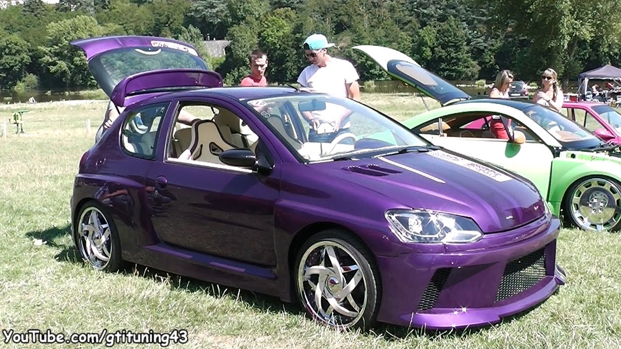 Tuning Extrême sur Peugeot 206 - YouTube