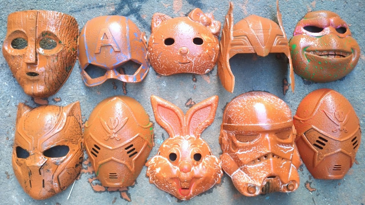 Membersihkan Topeng Hello kitty_Ninja_Cap.Amerika_Black panther_Kelinci ...