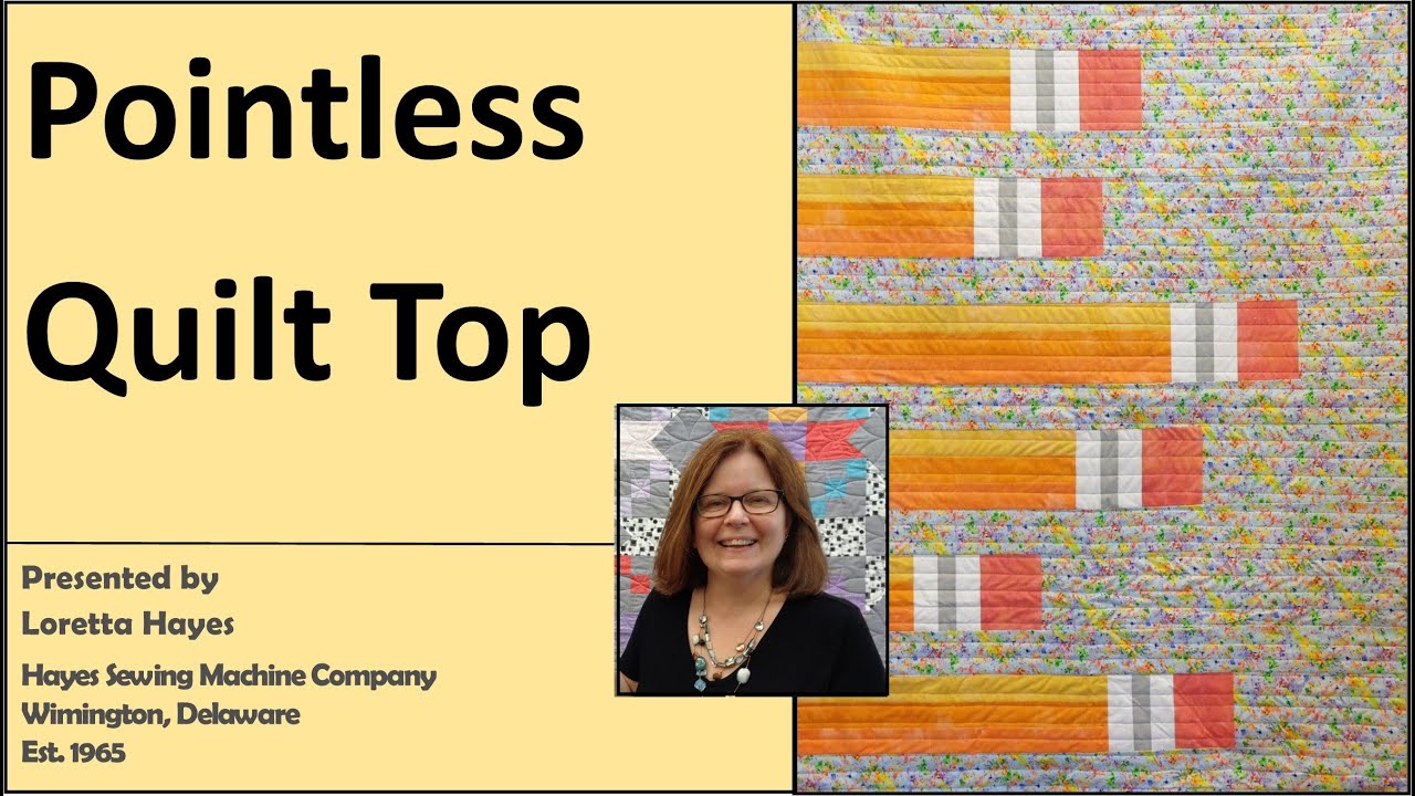 Quick and Easy Quilt using the POINTLESS Pattern by Villa Rosa Designs ...
