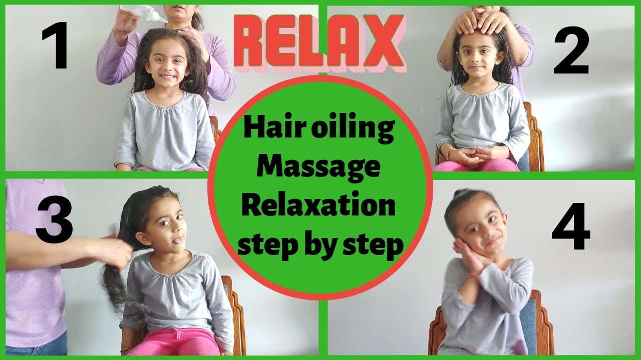 Hair oiling massage for hair growth|Hair oiling step by step|Heavy hair ...