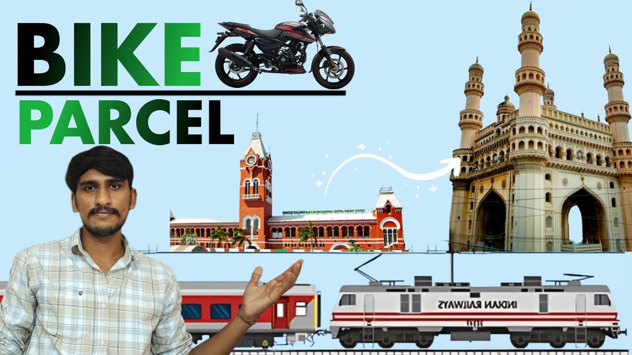 📦 Parceling My Bike to Hyderabad 🛵 | Full Process at Railway Station ...