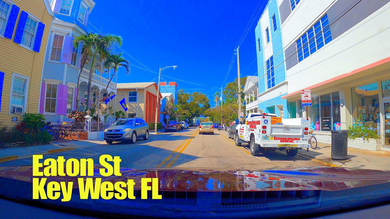 Eaton Street in Key West Florida【4K】 - YouTube