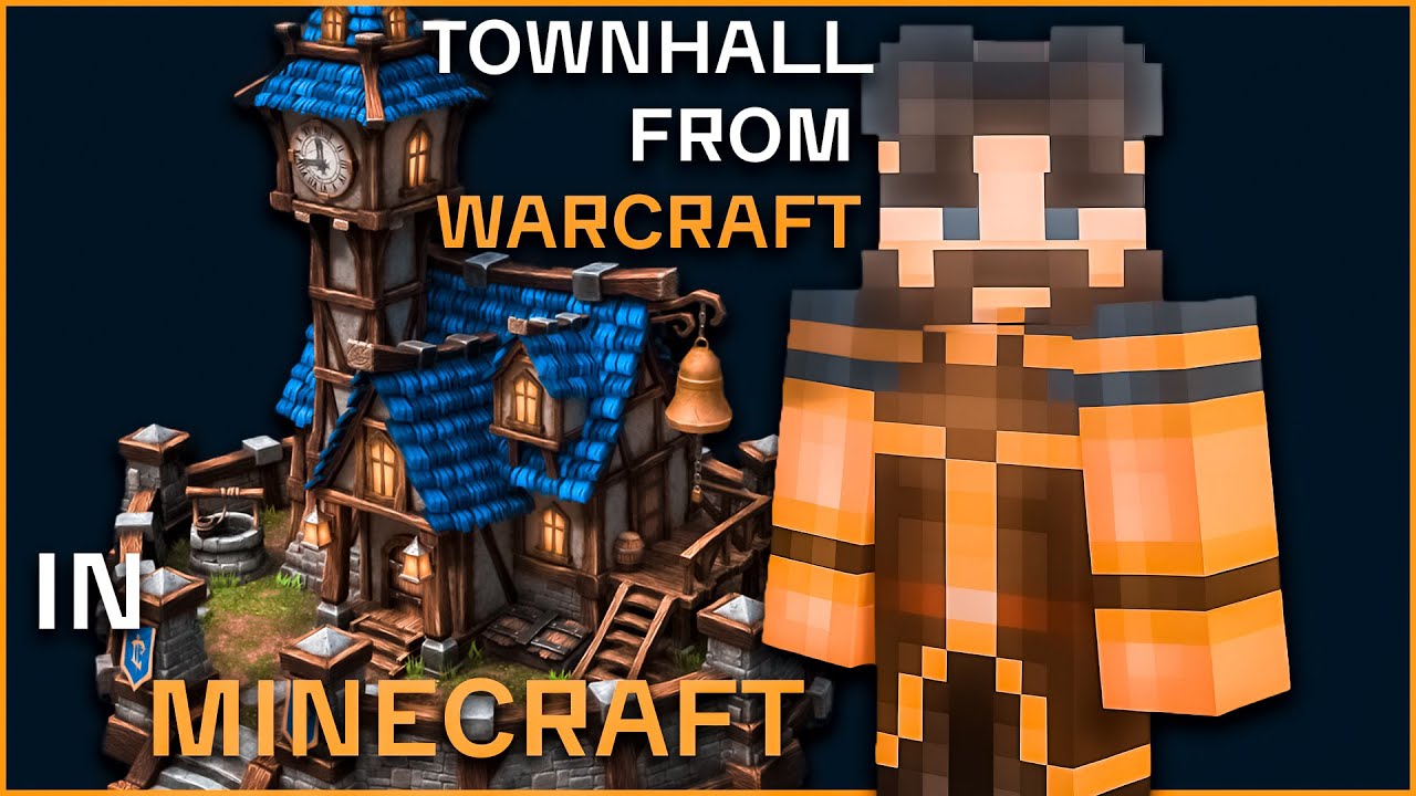 Minecraft Warcraft Town Hall Build – Complete Step‑by‑Step Guide - YouTube