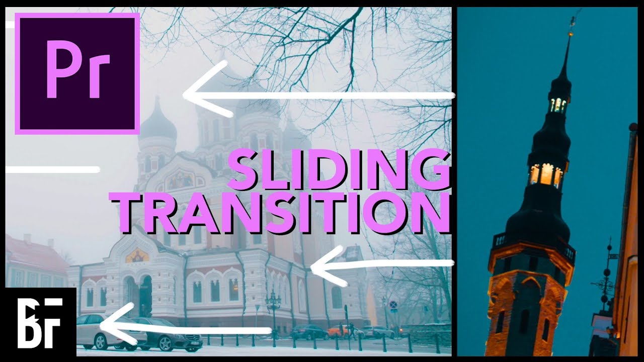 Sliding Video Transition in Premiere - YouTube