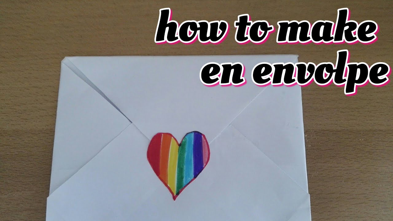 How to make en envelope. Simple and easy - YouTube