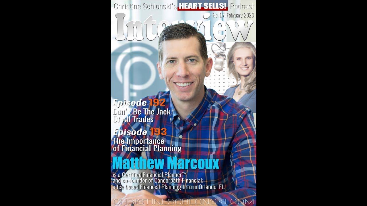 Epi. 192 Matthew Marcoux - Don't Be The Jack Of All Trades on Heart ...