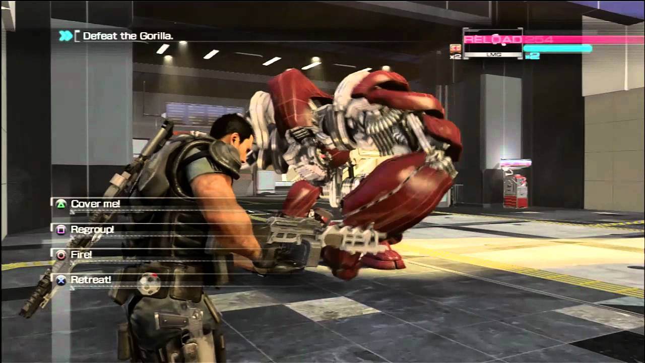 Binary Domain - Boss Encounter - Gorilla - YouTube