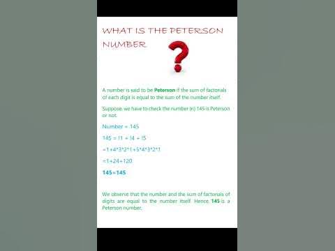 Peterson number in java class 9 & 10 icse #curious #icse - YouTube
