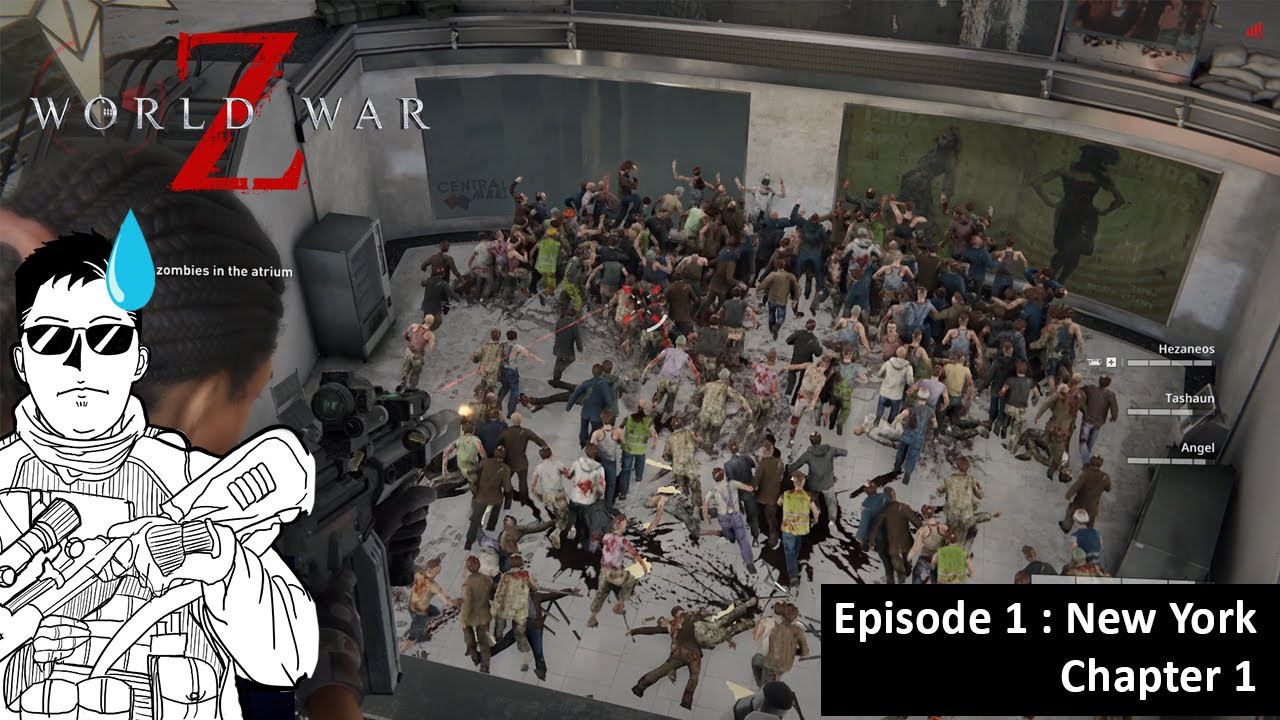World War Z Gameplay - Episode 1 New York Chapter 1 (Normal Difficulty) - Co-Op Gameplay - YouTube