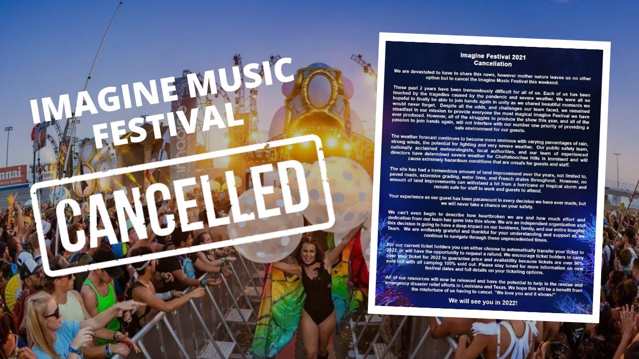 Breaking News: Imagine Music Festival Was Cancelled - YouTube