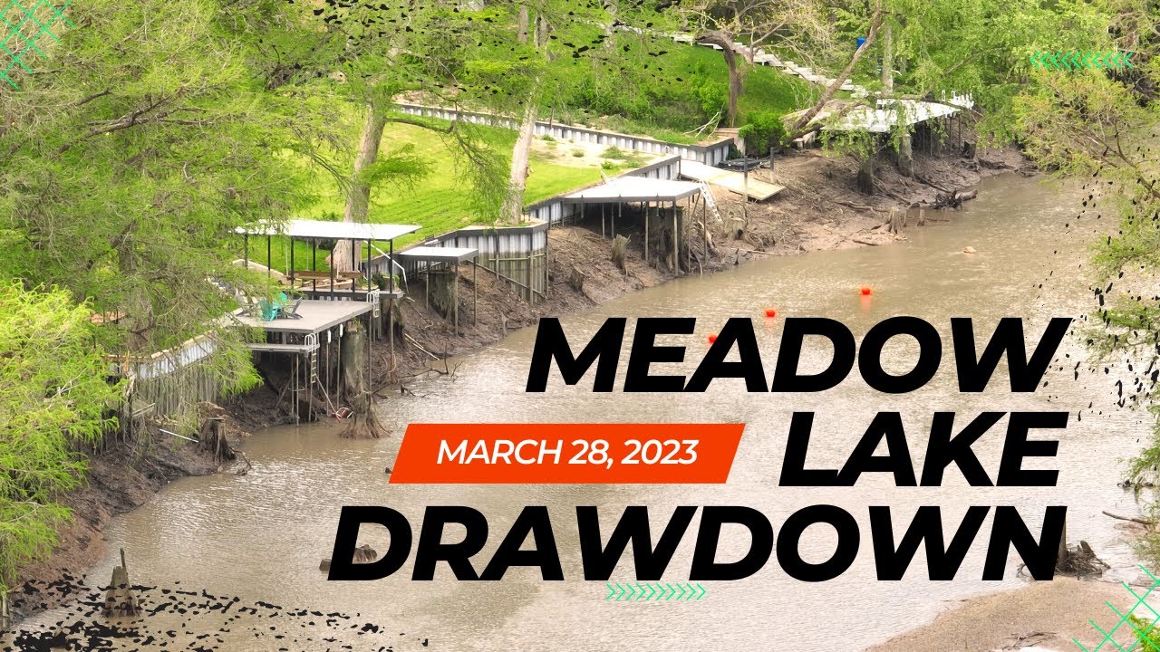 Meadow Lake | Drawdown Begins - March 28, 2023 - YouTube