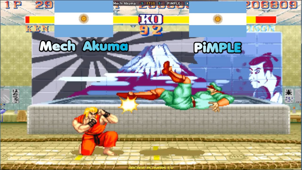 Street Fighter II' - Champion Edition Mech Akuma (Argentina) vs PiMPLE ...