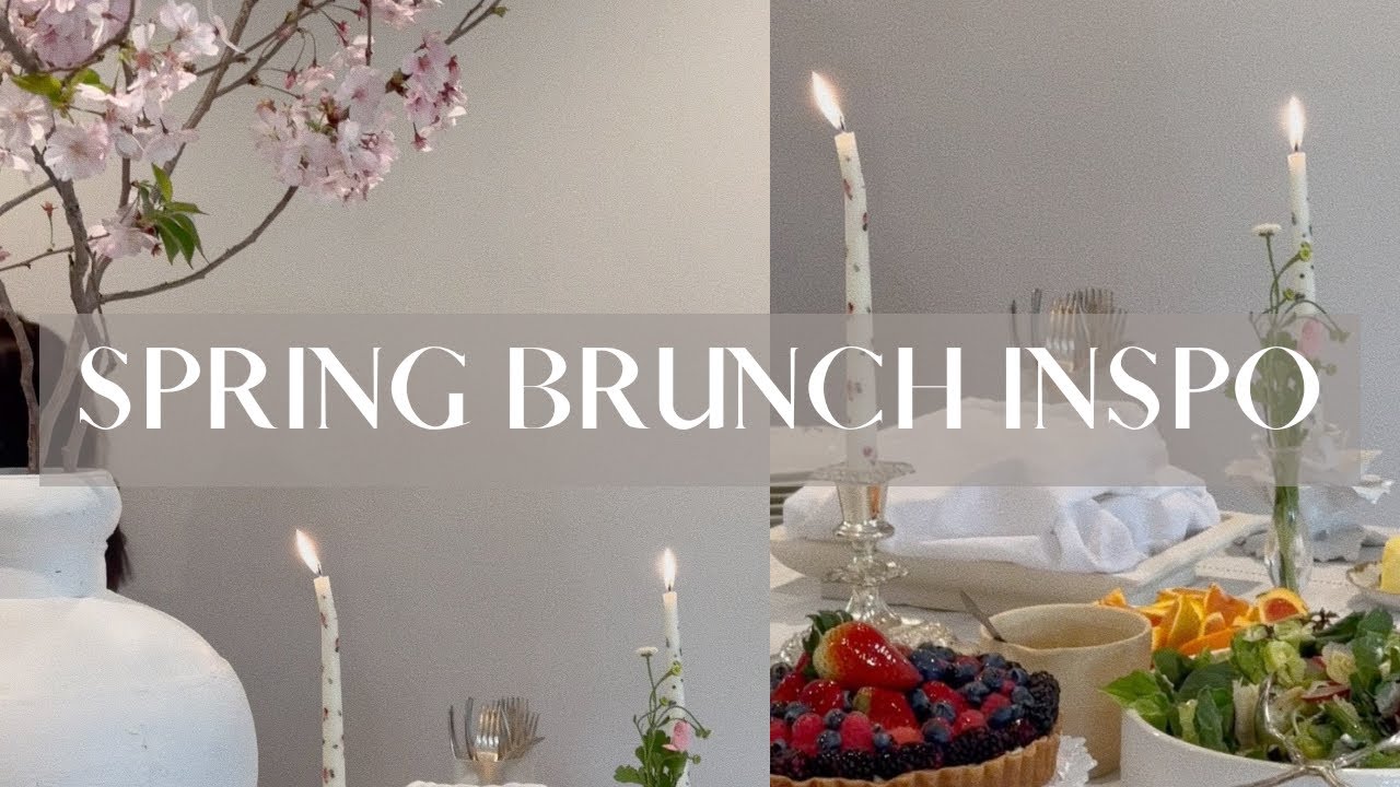 SPRING BRUNCH VLOG | Spring/Easter Brunch Decor & Inspiration - YouTube