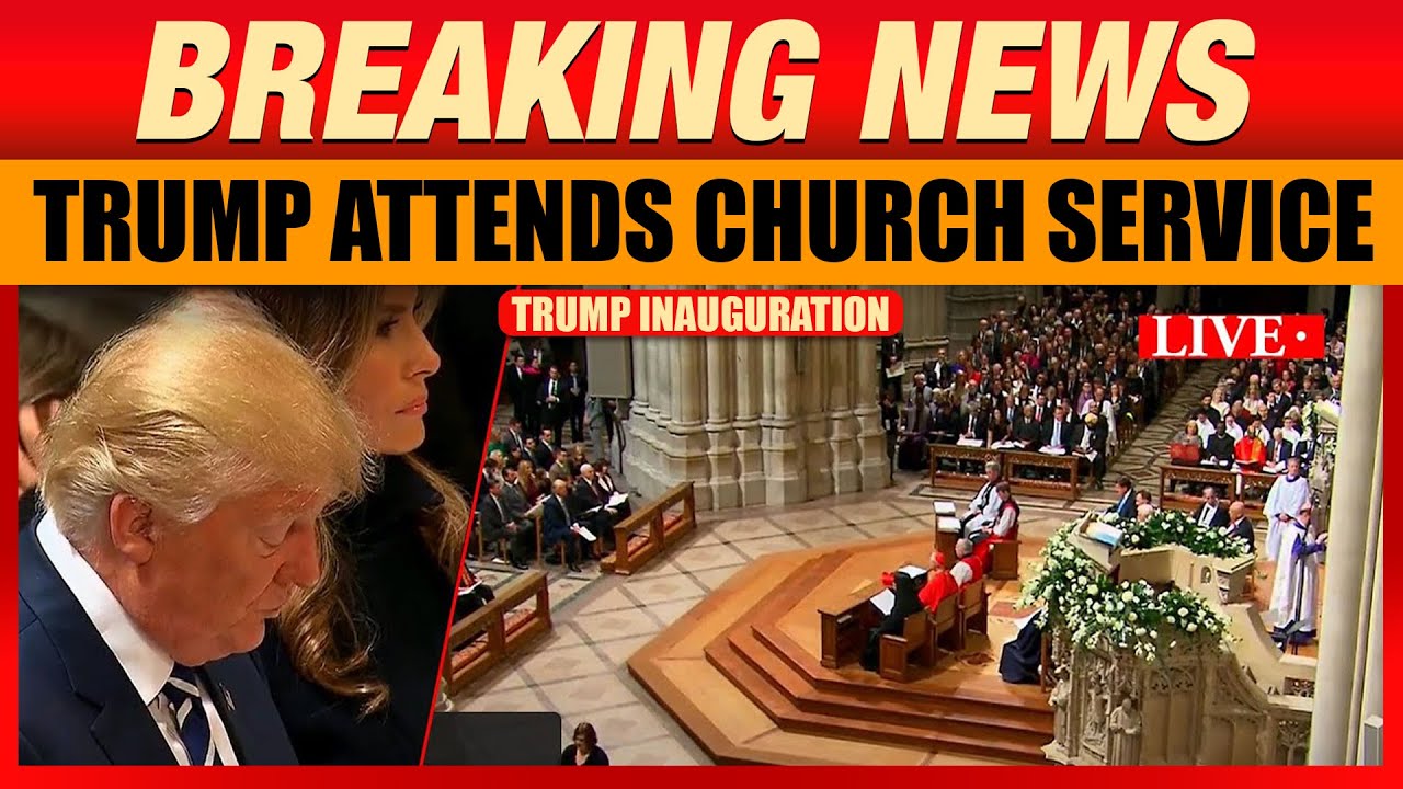 LIVE: Donald Trump & Family Attend Church Service | Trump Inauguration ...