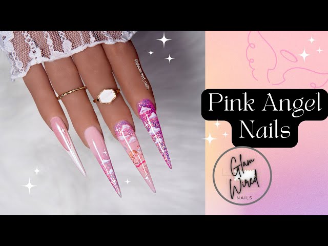 Pink Stiletto Nail Art