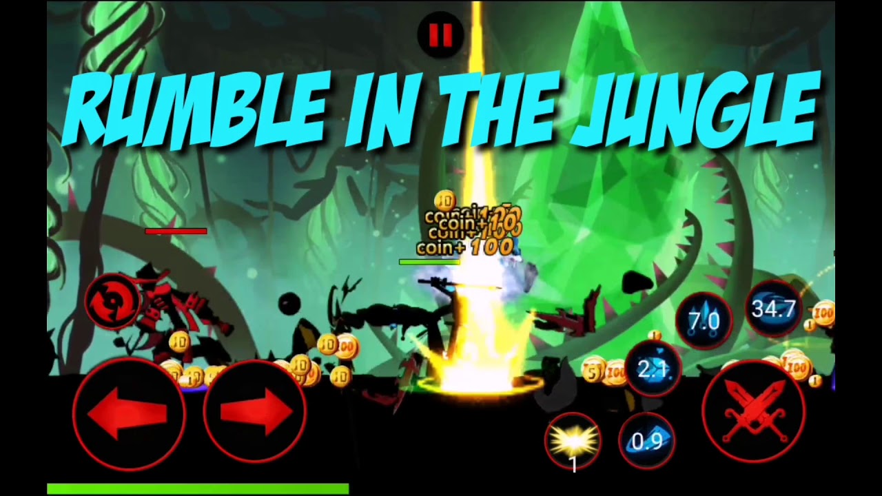 League of Stickman - Rumble in the Jungle - YouTube