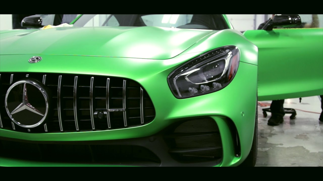 2019 Mercedes AMG GTR - Full Paint Protection Film and Window Tint Film ...
