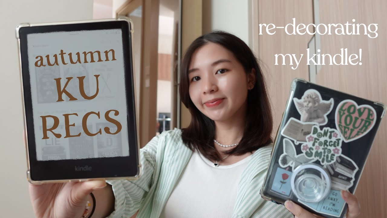 FALL KINDLE RECOMMENDATIONS+ re-decorate my kindle with me 🤎🧸📖 - YouTube