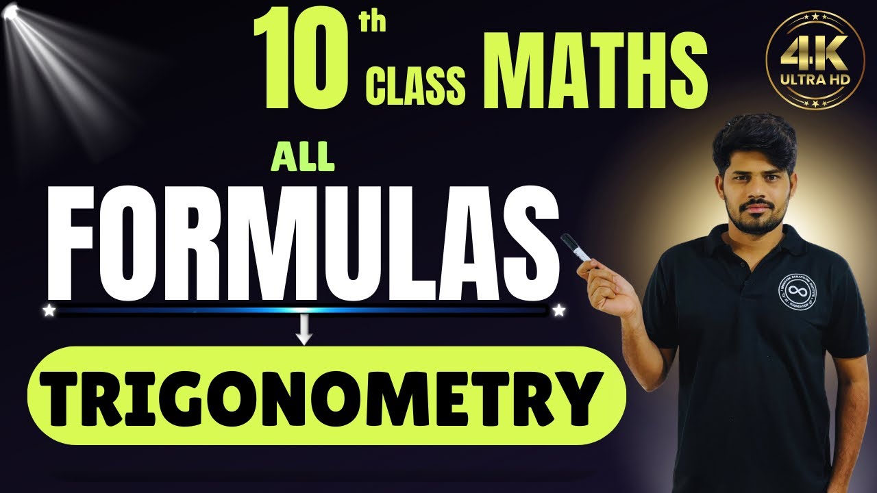 All formulas of trigonometry class 10 || how to learn class 10 maths trigonometry formula || 4K ...