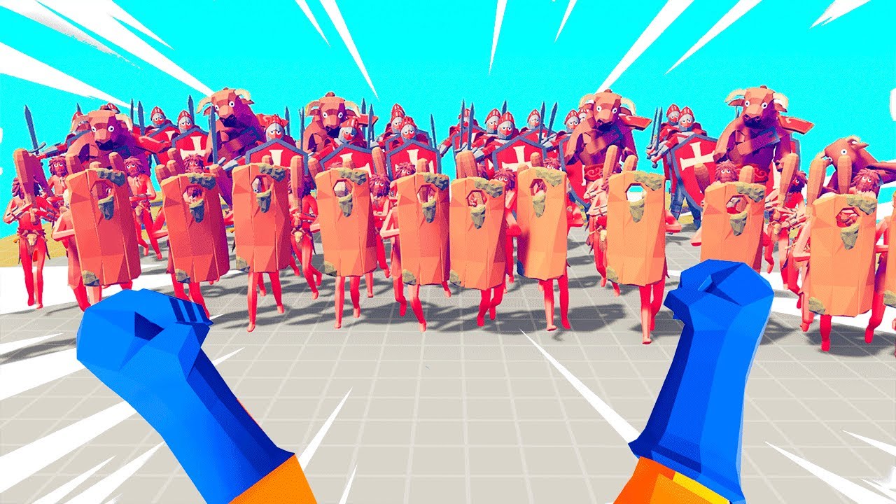 FIRST PERSON BOSS vs MELEE ARMY Tournament / Totally Accurate Battle ...