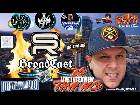 AG THA MC LIVE INTERVIEW DENVER COLORADO 💯 SEGMENT WITH CO-HOST DAVID PISTOLS BY SR BROADCAST ...