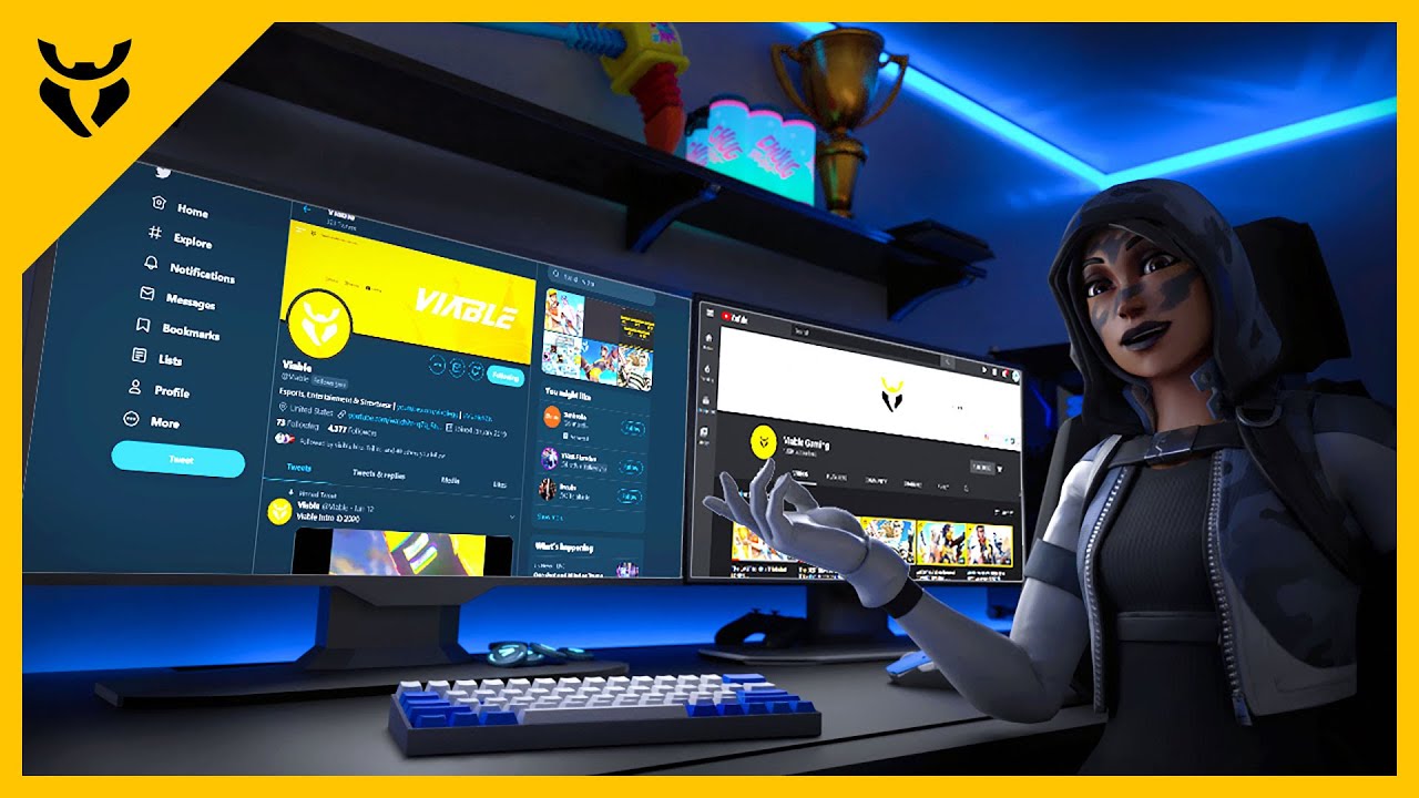 VIABLE GAMING SETUP TOURS PART 2 ($100,000) - YouTube