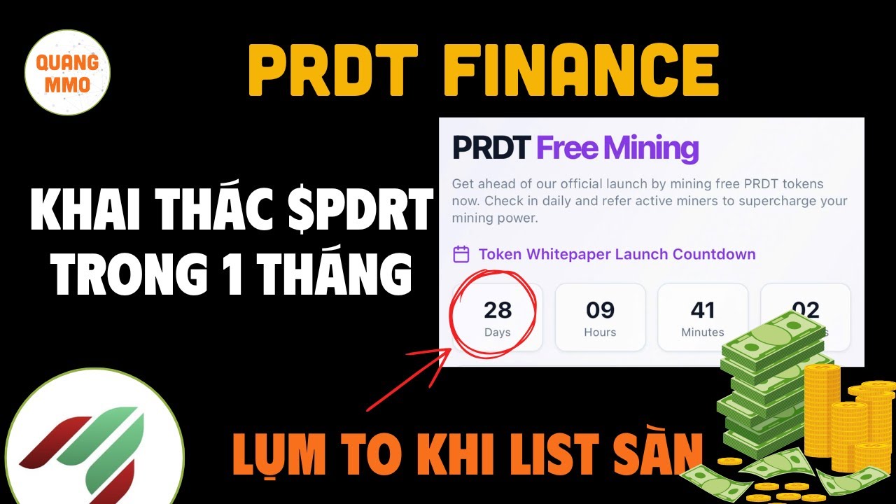 PRDT FINANCE - Hướng dẫn khai thác $PRDT, khai thác token miễn phí ...