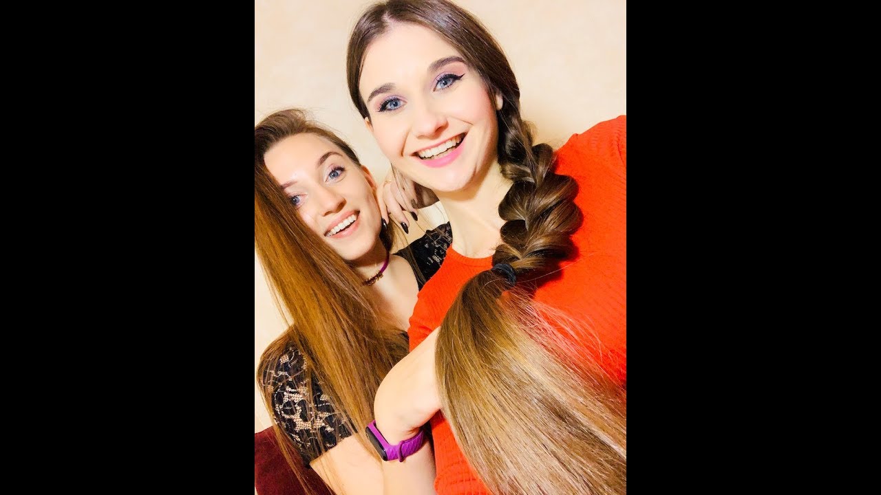 ASMR.Sensual long hair playing and combing, making braid! - YouTube