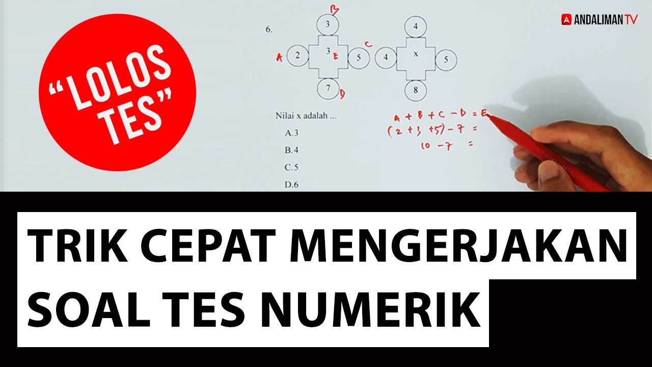 Trik Cepat Mengerjakan Soal Tes Numerik - YouTube