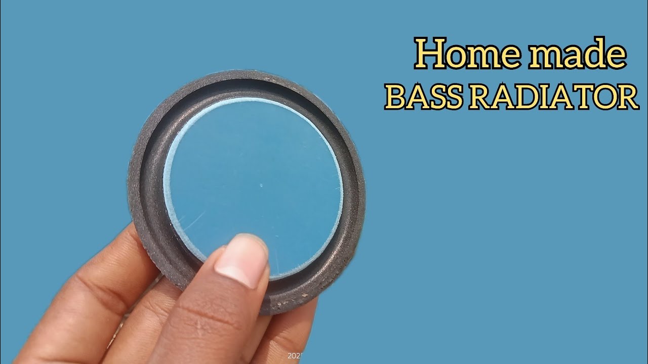 How to make a passive radiator/bass radiator at home very easily - YouTube