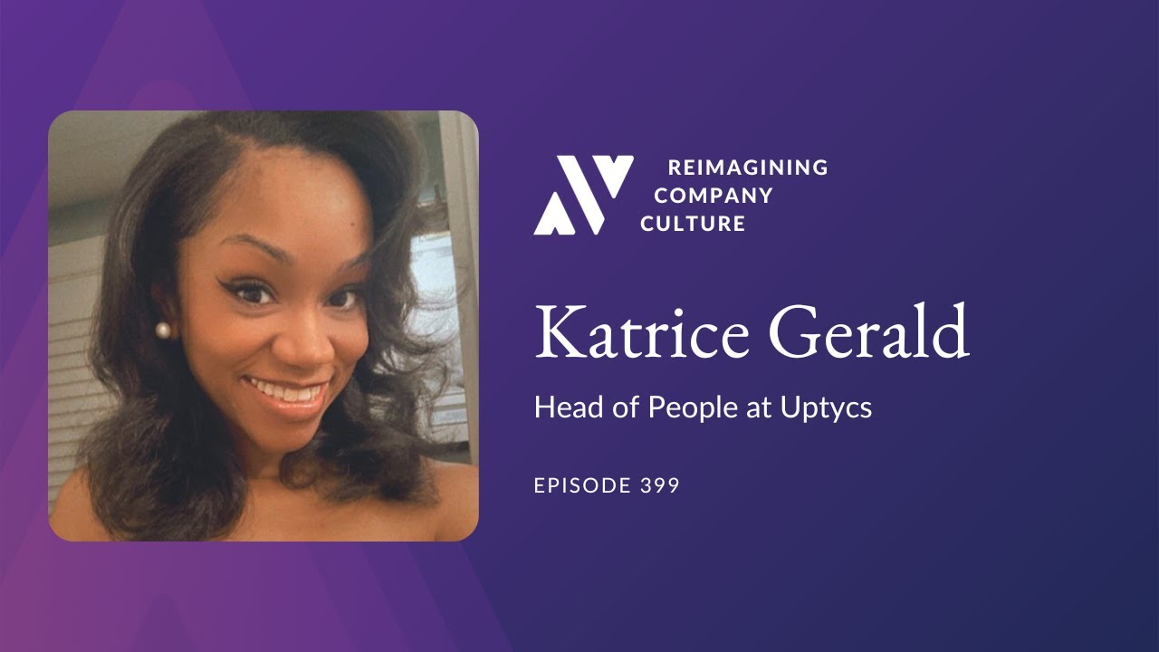 Authentic Leadership with Katrice Gerald, Head of People at Uptycs ...