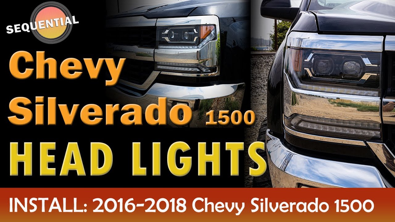 How to Install 2016-2019 Chevy Silverado 1500 DRL Sequential Turn ...